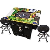 Amazon.com: Prime Arcades Cocktail Arcade Machine 412 Games in 1 ...