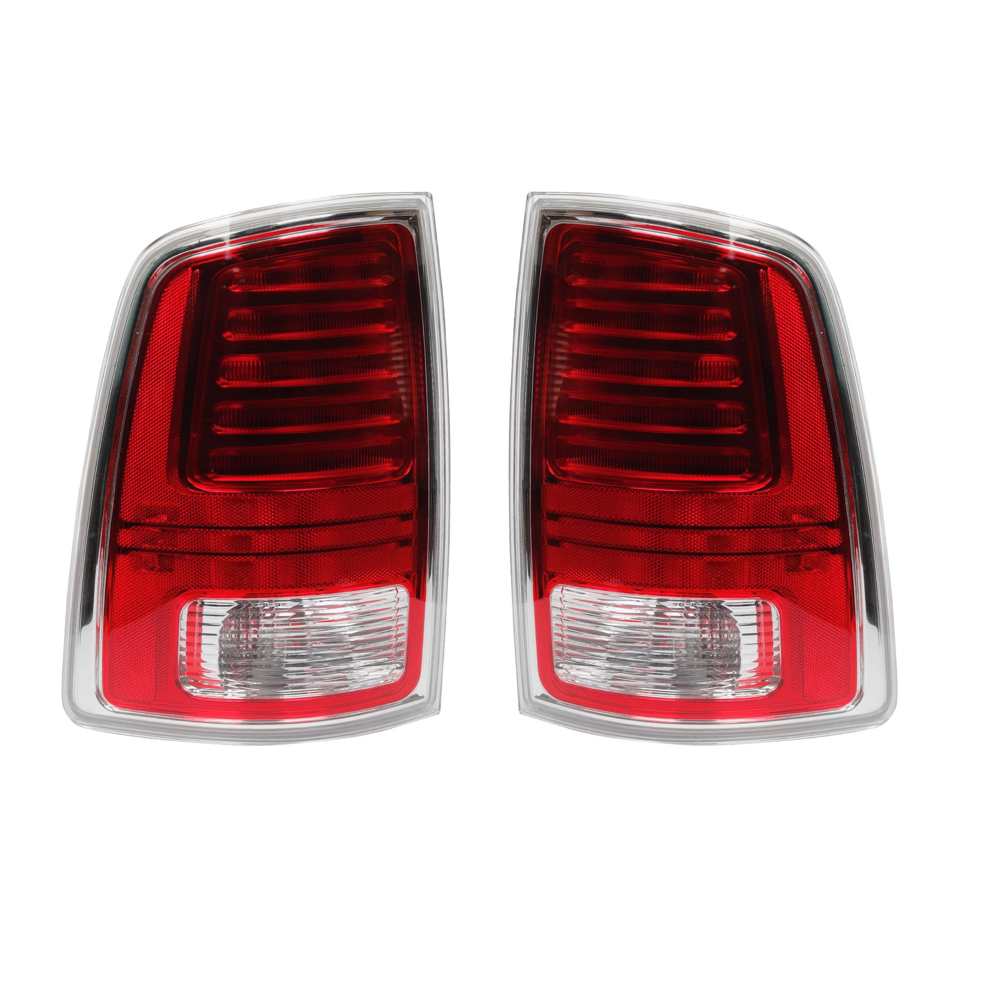 Dasbecan LED Tail Lights Assembly w/Bulbs Compatible With Dodge Ram ...