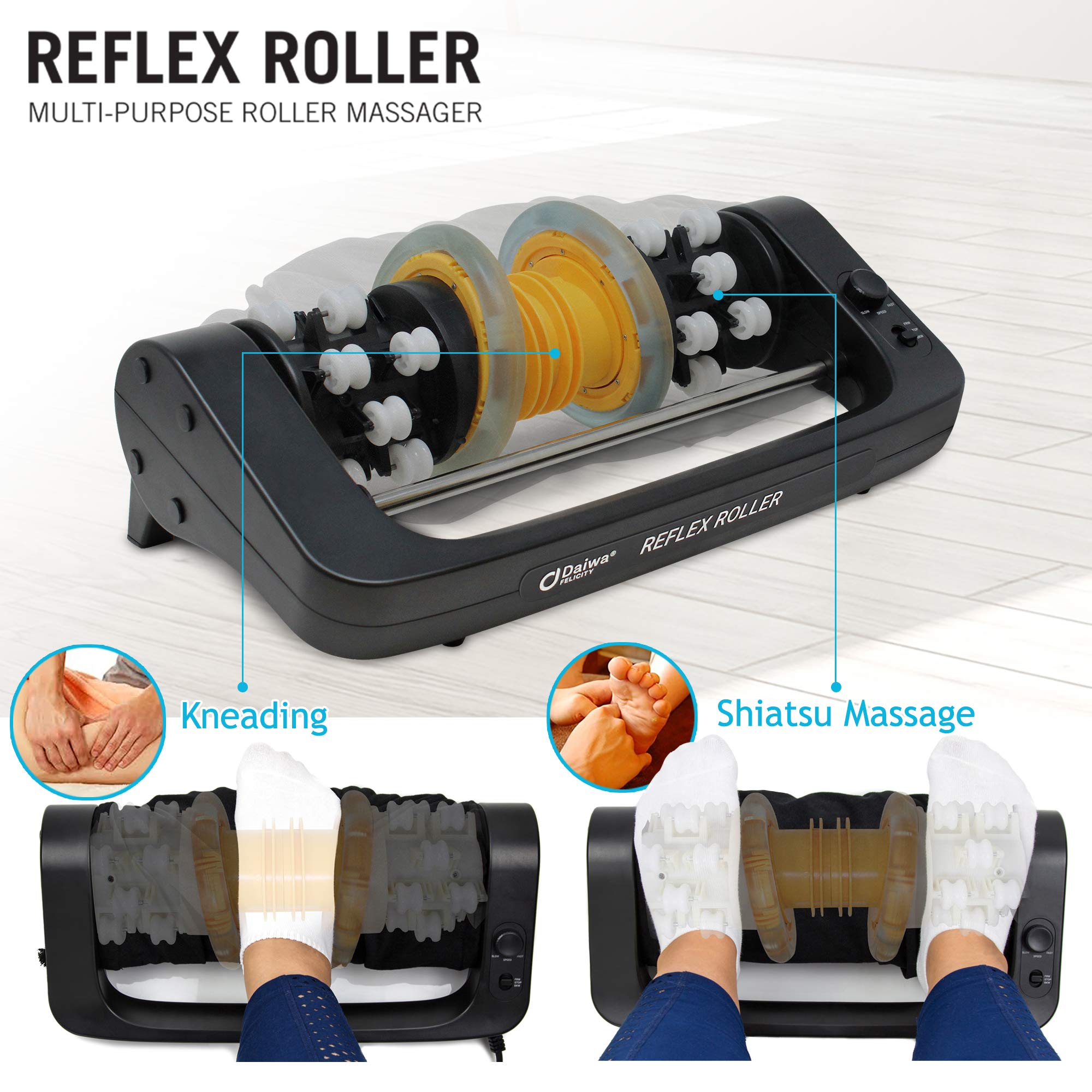 Mua Daiwa Felicity U.S. Jaclean Electric Foot Massager Calf Roller ...