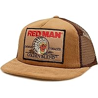 Amazon.com: Red Man Chewing Vintage Style Trucker Hat Redman Retro ...