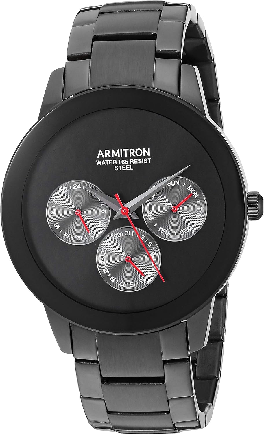 Armitron 205165BRTI Reloj Armitron Material Acero, Correa Color Negra ...