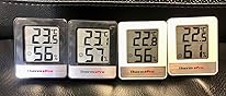 ThermoPro TP49-W Mini Hygrometer Thermometer with Large Digital View ...