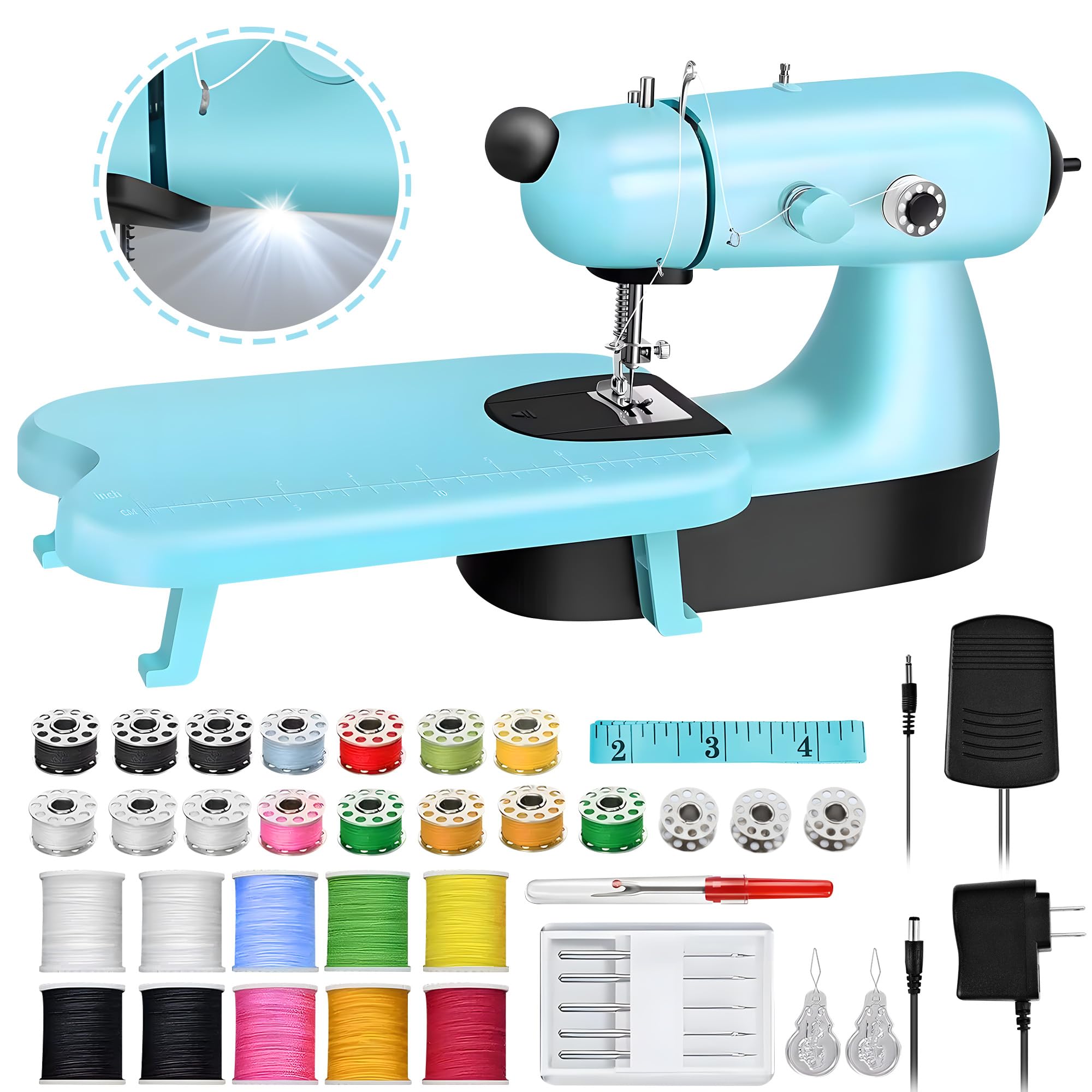 Small Portable Sewing Machine for Kids,Dual Speed Portable Sewing ...