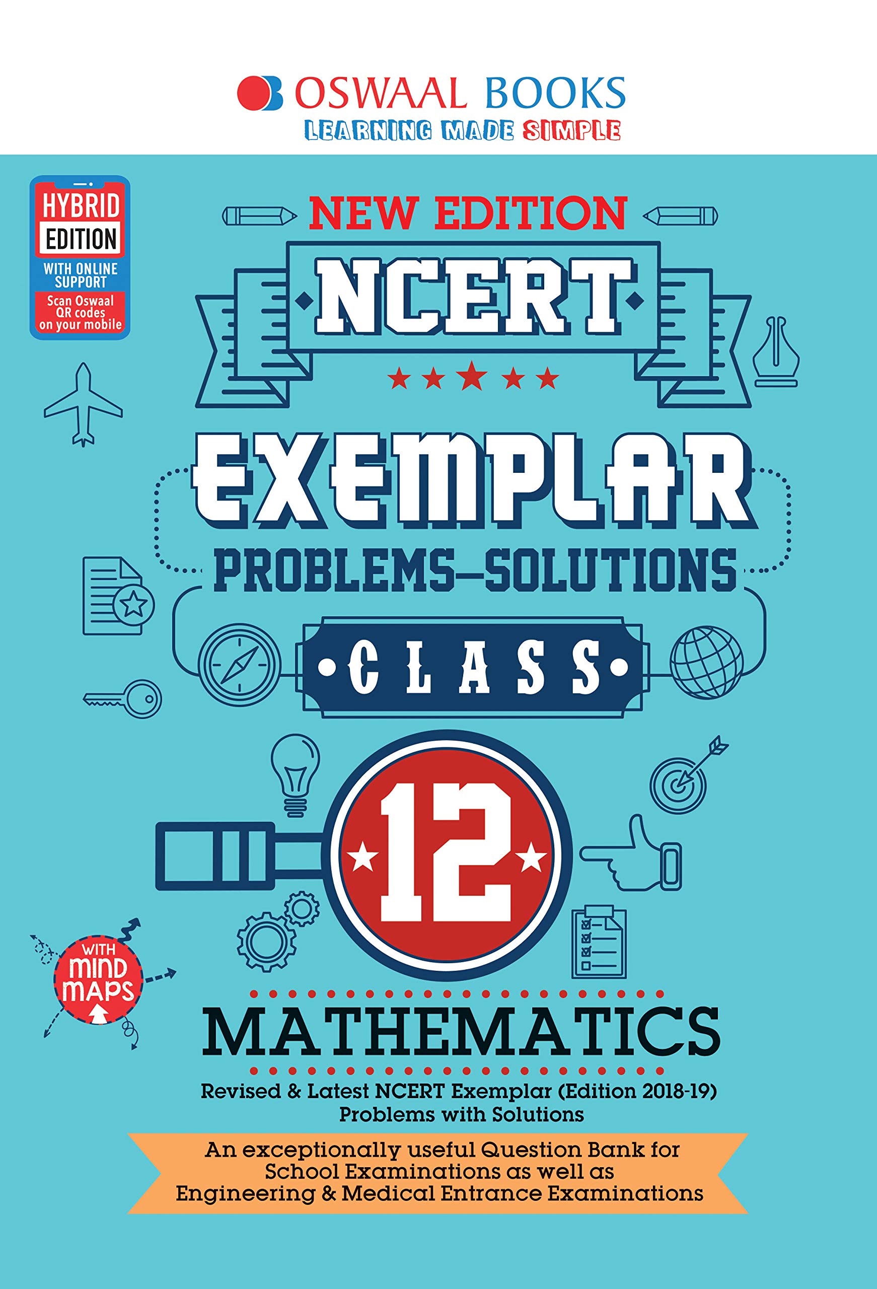 Oswaal NCERT Exemplar Problems Solutions Class 12 Mathematics Book