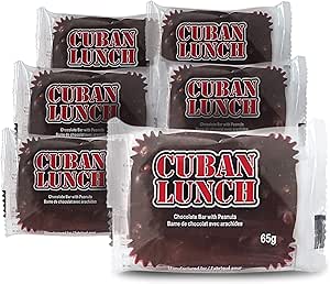 Cuban Lunch Chocolate Bar with Peanuts (6-Pack) Candy 65 Grams Per Bar ...