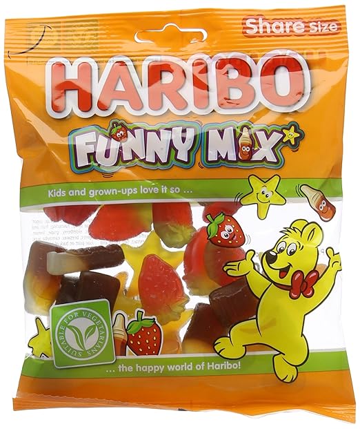 HARIBO Funny Mix vegetarian sweets, 1.7kg: Amazon.co.uk: Grocery