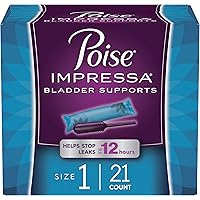 Poise Impressa Incontinence Bladder Supports for Bladder Control, Size ...