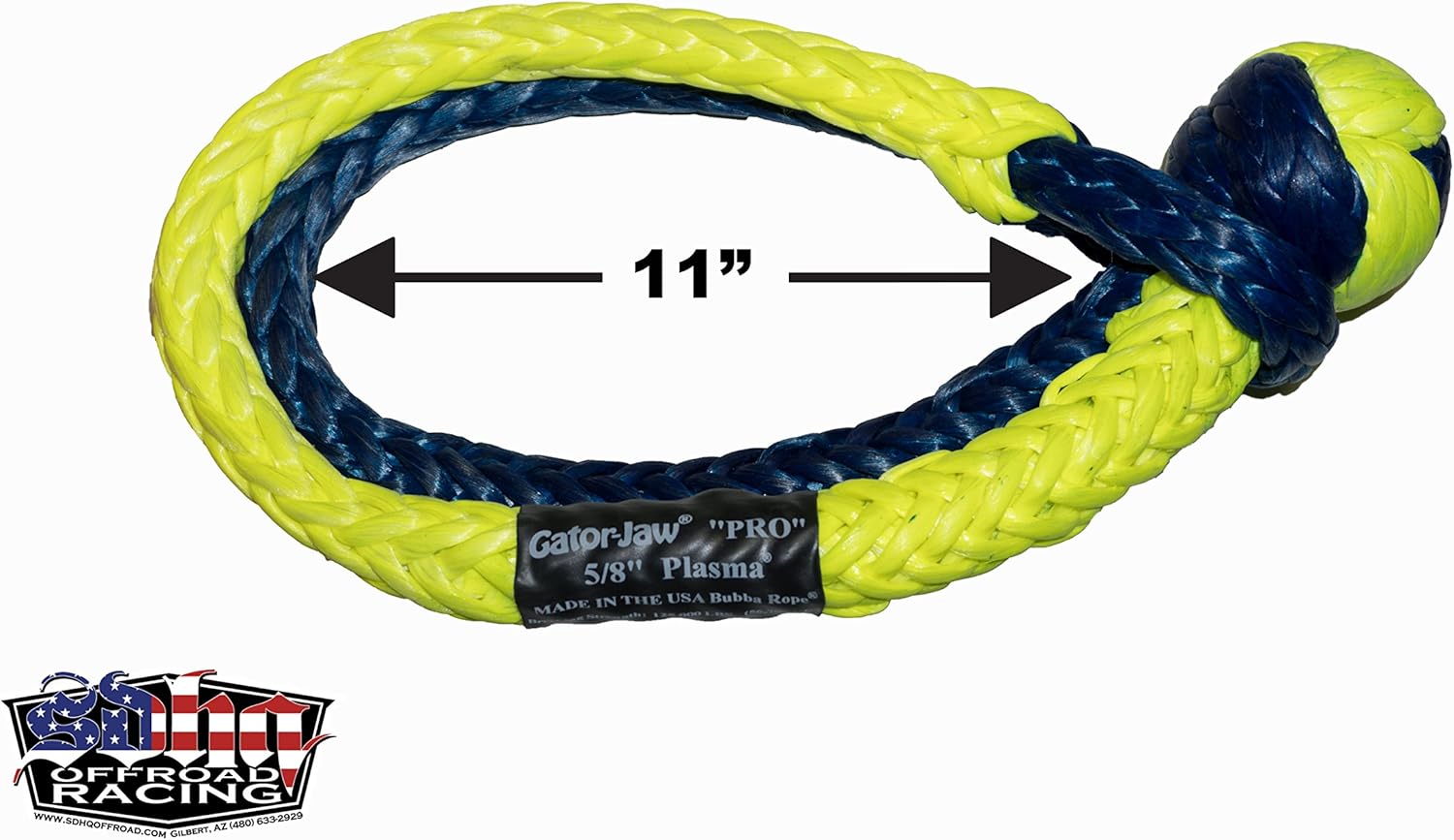 Amazon.com: Bubba Rope GatorJaw Soft Shackle (125,000lb Breaking ...