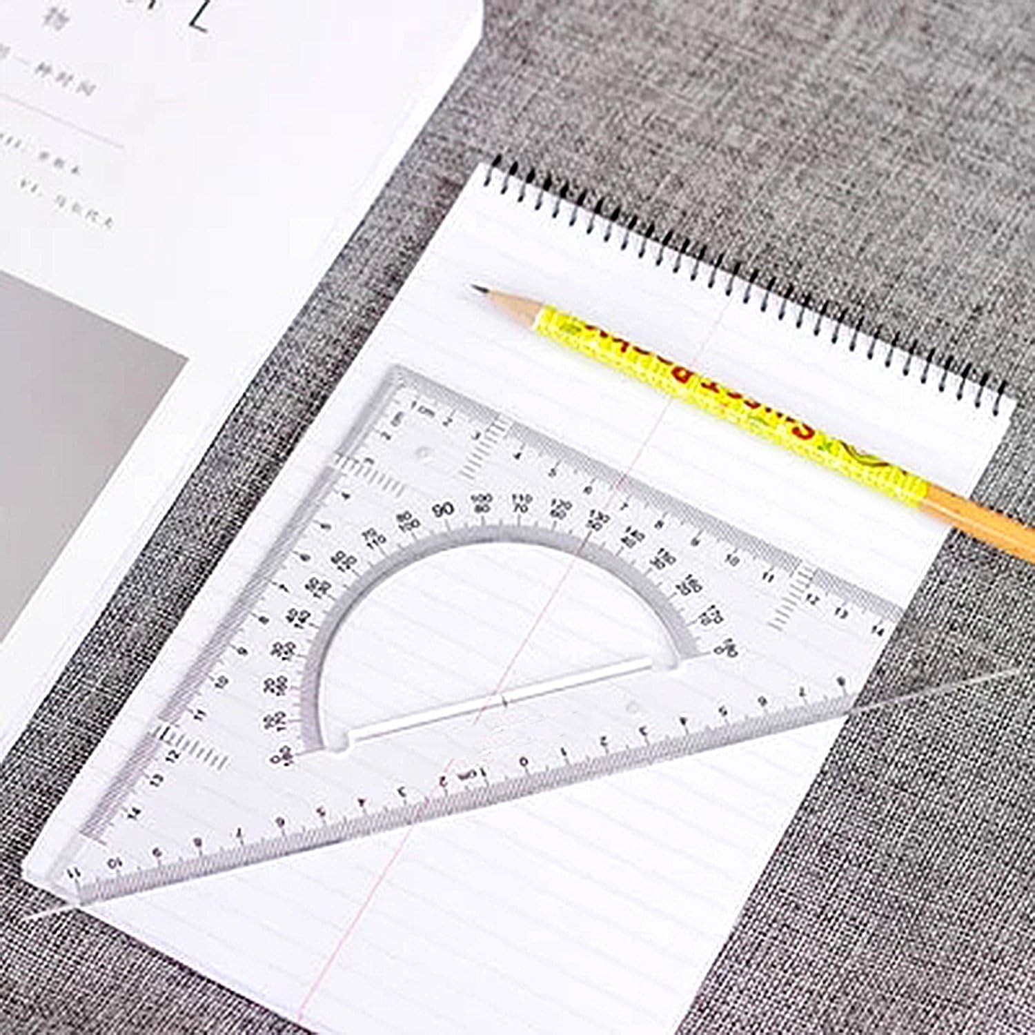 BronaGrand Triangle Ruler Square Set, 30/60 and 45/90 Degrees, Set of 2 – BigaMart