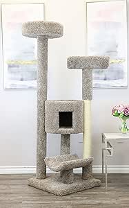 Amazon.com : Prestige Cat Trees 130081-Neutral Purrfect Cat Condo Cat ...