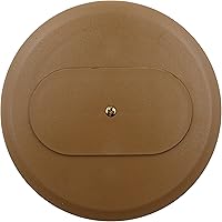 Carlon E97DSB Round Duplex Receptacle Cover, Diameter: 5", Non-Metallic ...