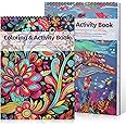Amazon.com: 2 Pack Adult Coloring Book Set, 8.3×11.7in Exquisite ...