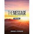 The Message Large Print (Hardcover): The Bible in Contemporary Language ...