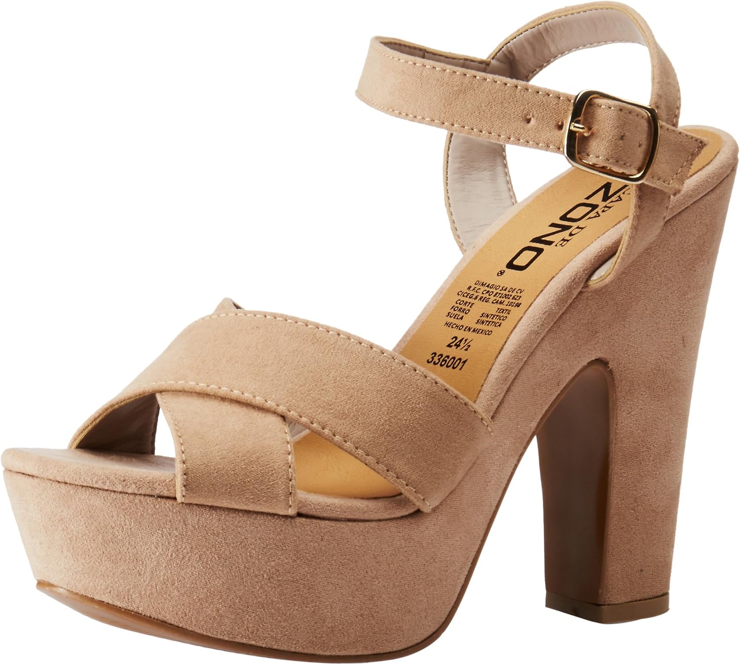 Capa de Ozono Zapatos de Tacón para Mujer, color Maquillaje, 23, Patsy ...