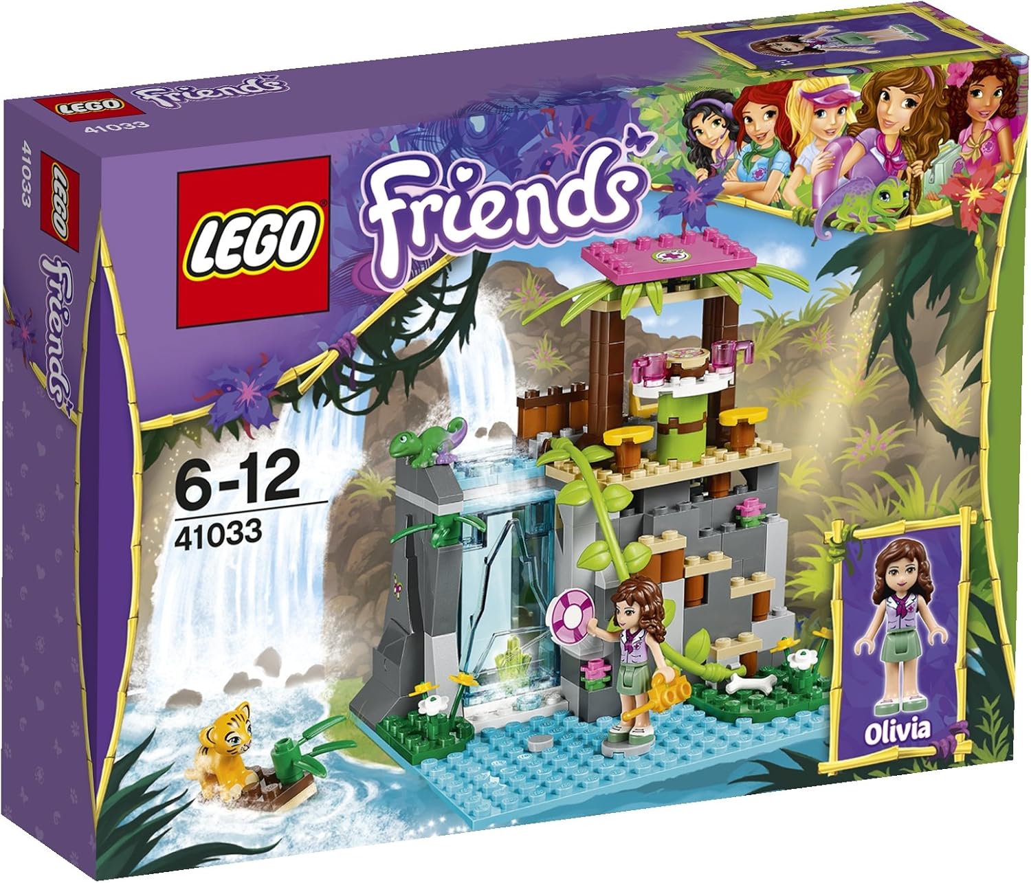 LEGO Friends 41033: Jungle Falls Rescue: Amazon.co.uk: Toys & Games