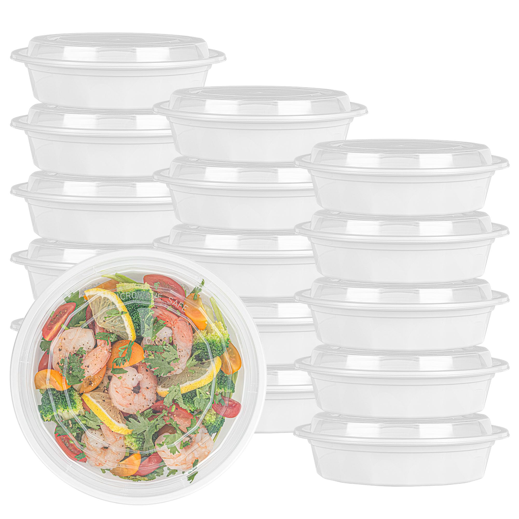 Restaurantware Asporto 24 Ounce To Go Boxes, 50 Microwavable Take Out ...