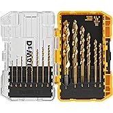 DEWALT DW1341 Juego de brocas de titanio 14 piezas : Amazon.com.mx ...