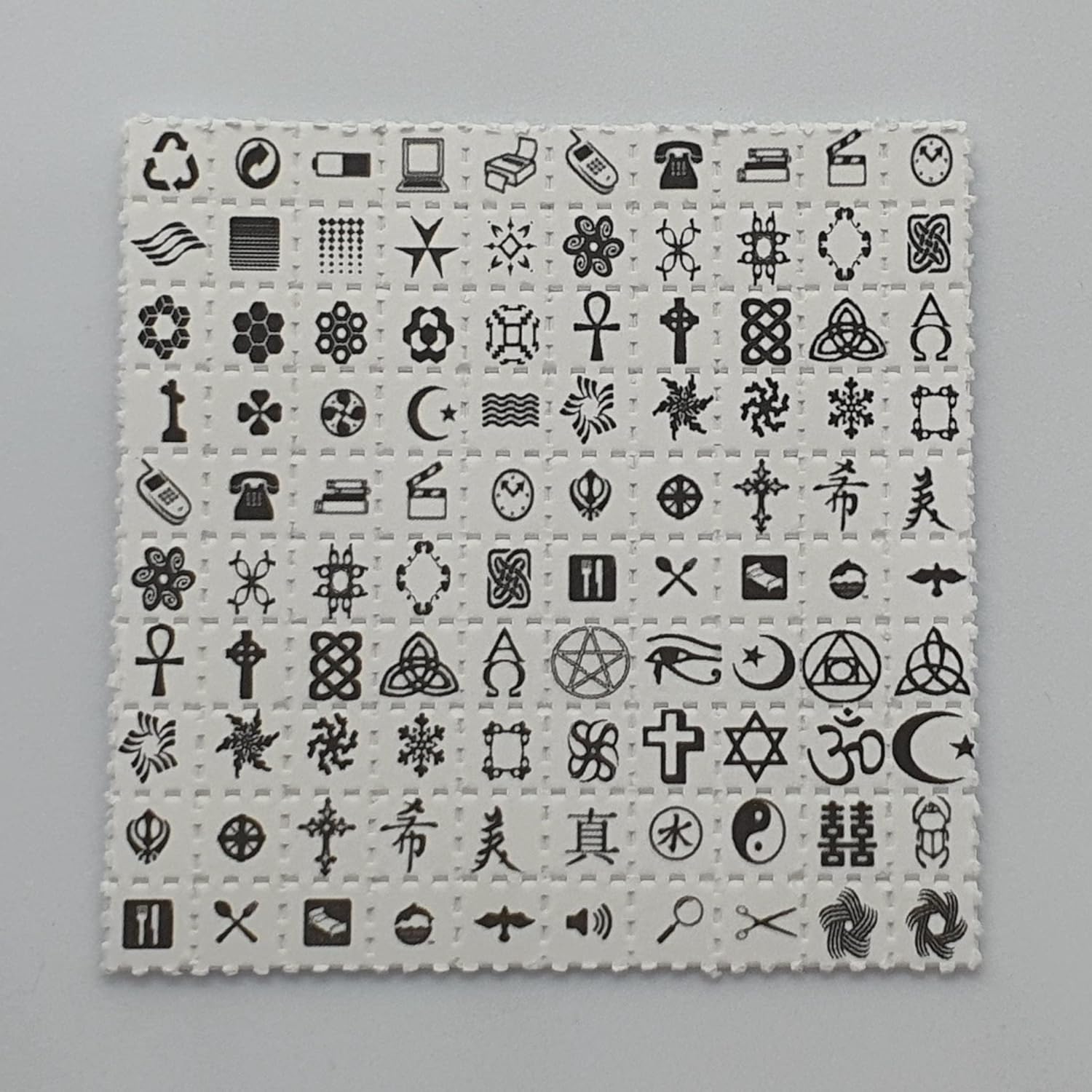 Symbols Blotter Art Psychedelic Art LSD Acid Art 100 Tab Sheet Gift ...