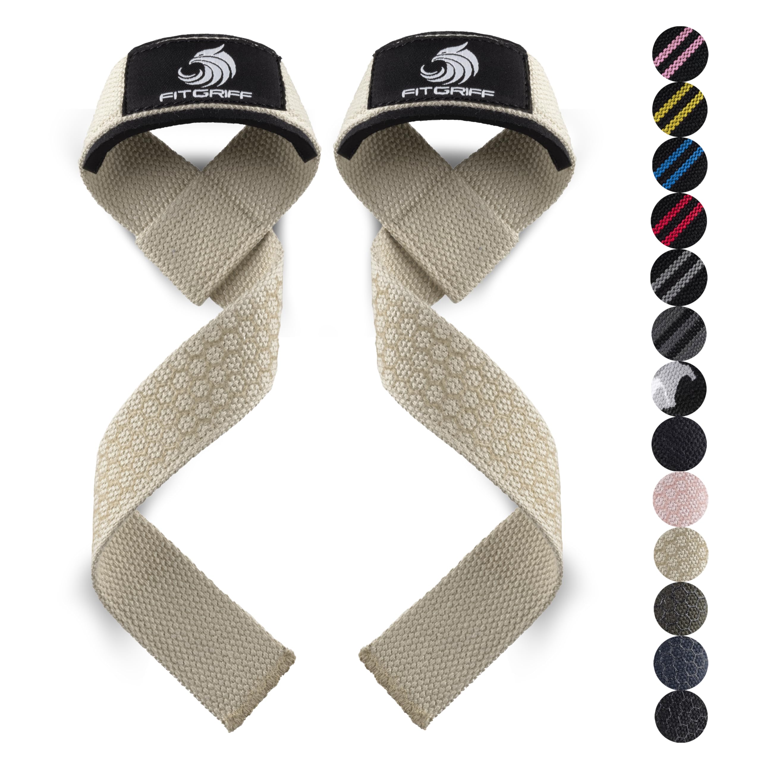 Mua Fitgriff® Lifting Wrist Straps for Weightlifting, Gym, Deadlift ...