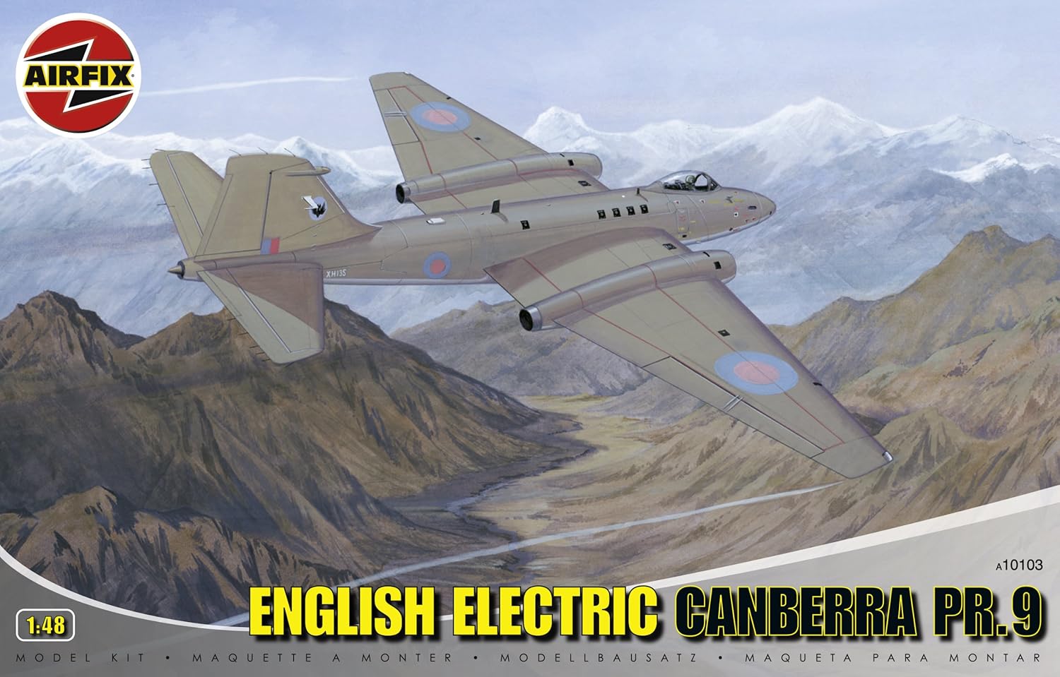 Airfix A10103 English Electric Canberra PR9 1:48 Scale Series 10 ...