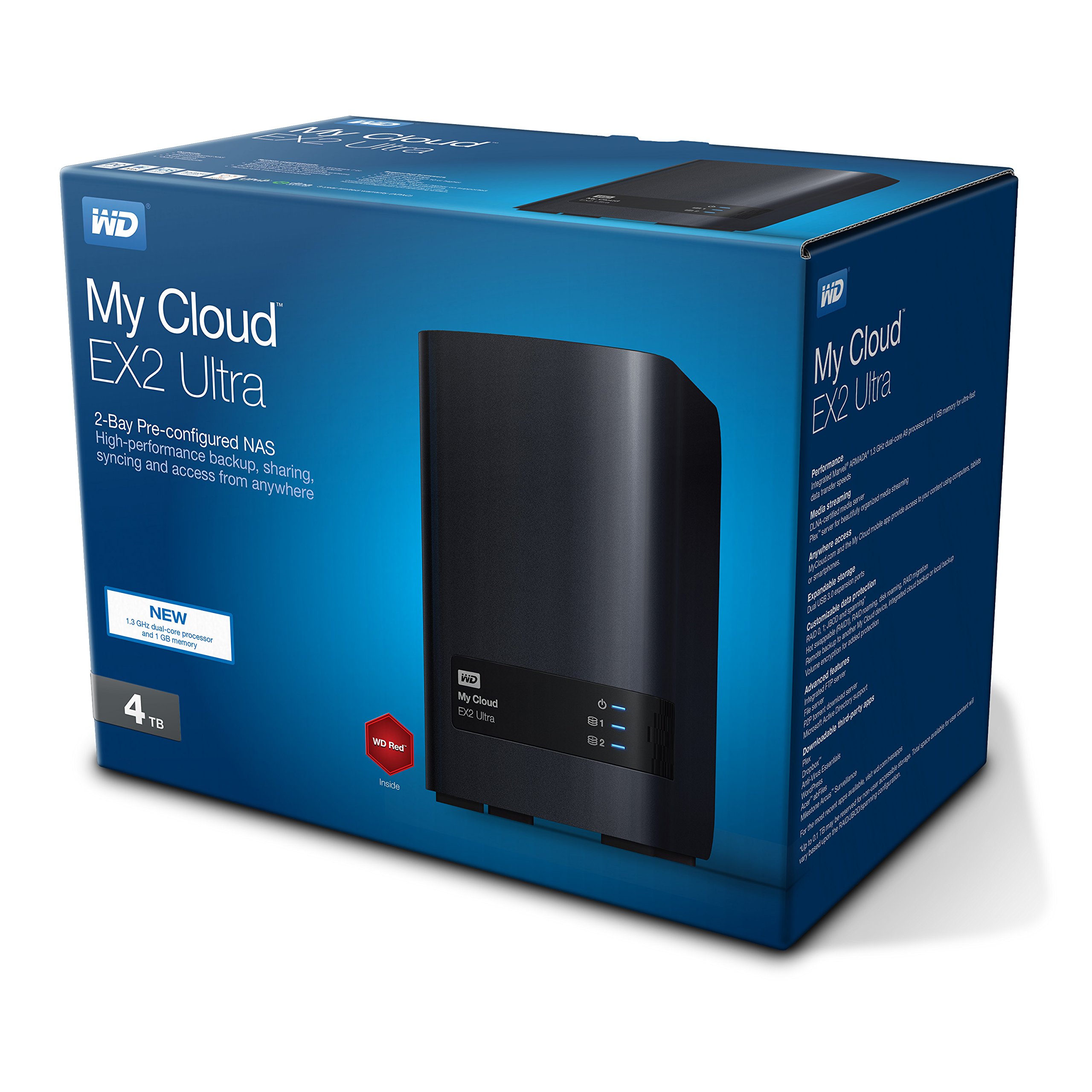 WD 4TB My Cloud EX2 Ultra Network Attached Storage NAS