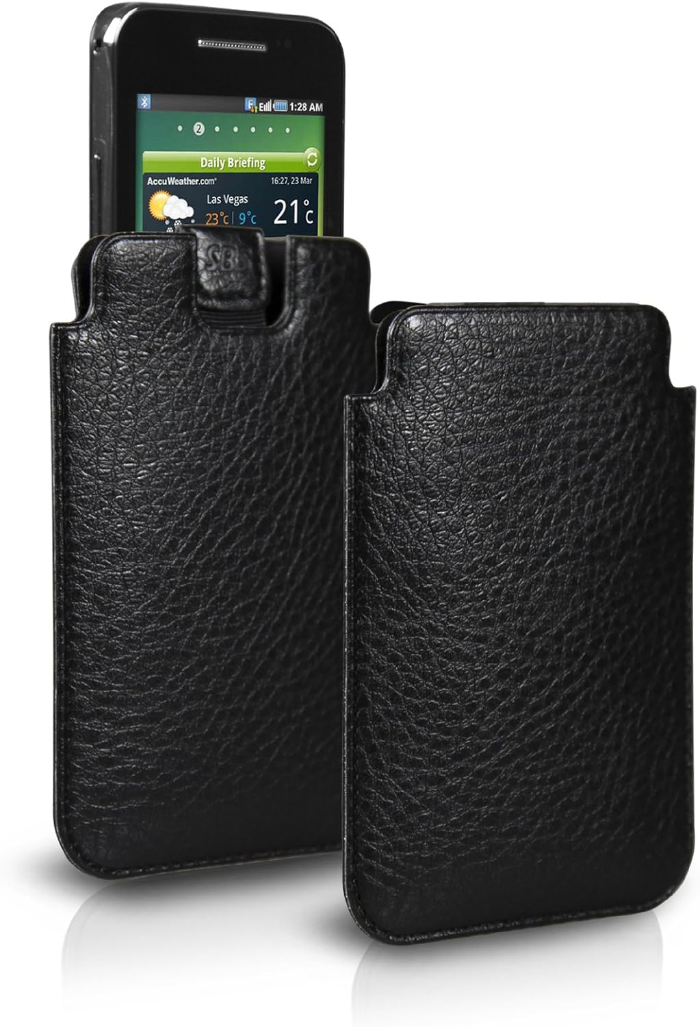 SBS PU Universal Pouch Case with Puller for Mobile: Amazon.co.uk ...
