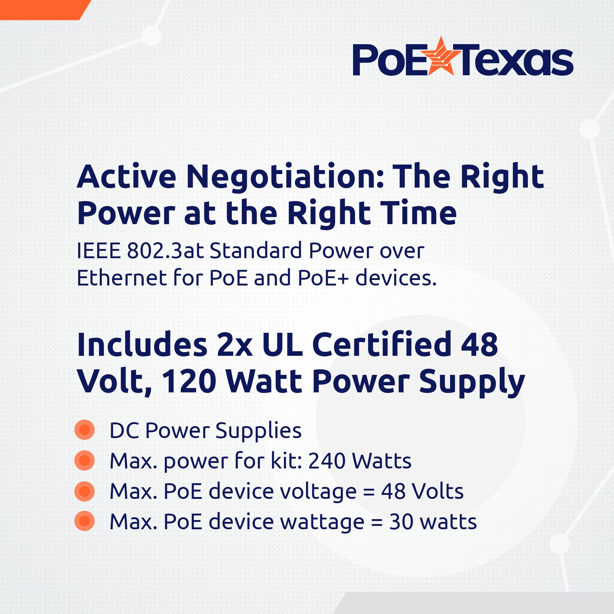 Mua PoE Texas 24 Multi Port IEEE 802.3at PoE+ Injector - Gigabit Data ...