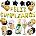 Amazon.com: Feliz Cumpleaños Decorations Spanish Birthday Decoration ...