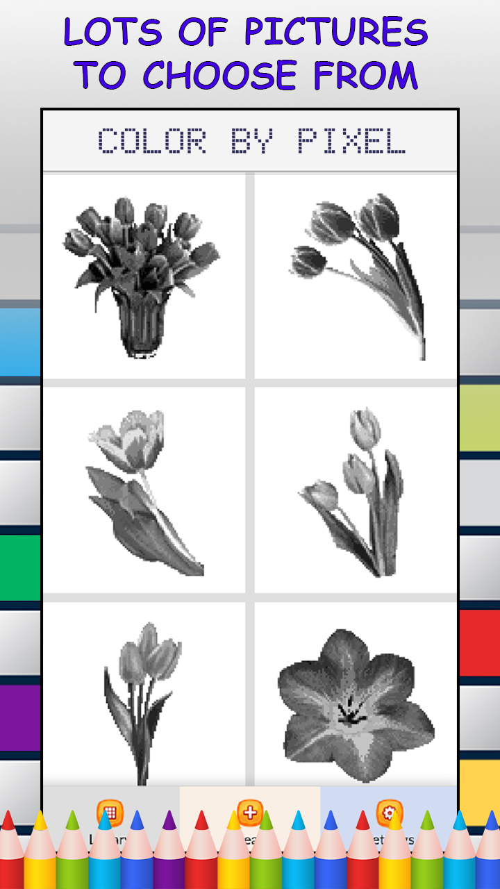 Buy Tulips Color by Number - No Ads Pixel Art Game - Coloring Book ...
