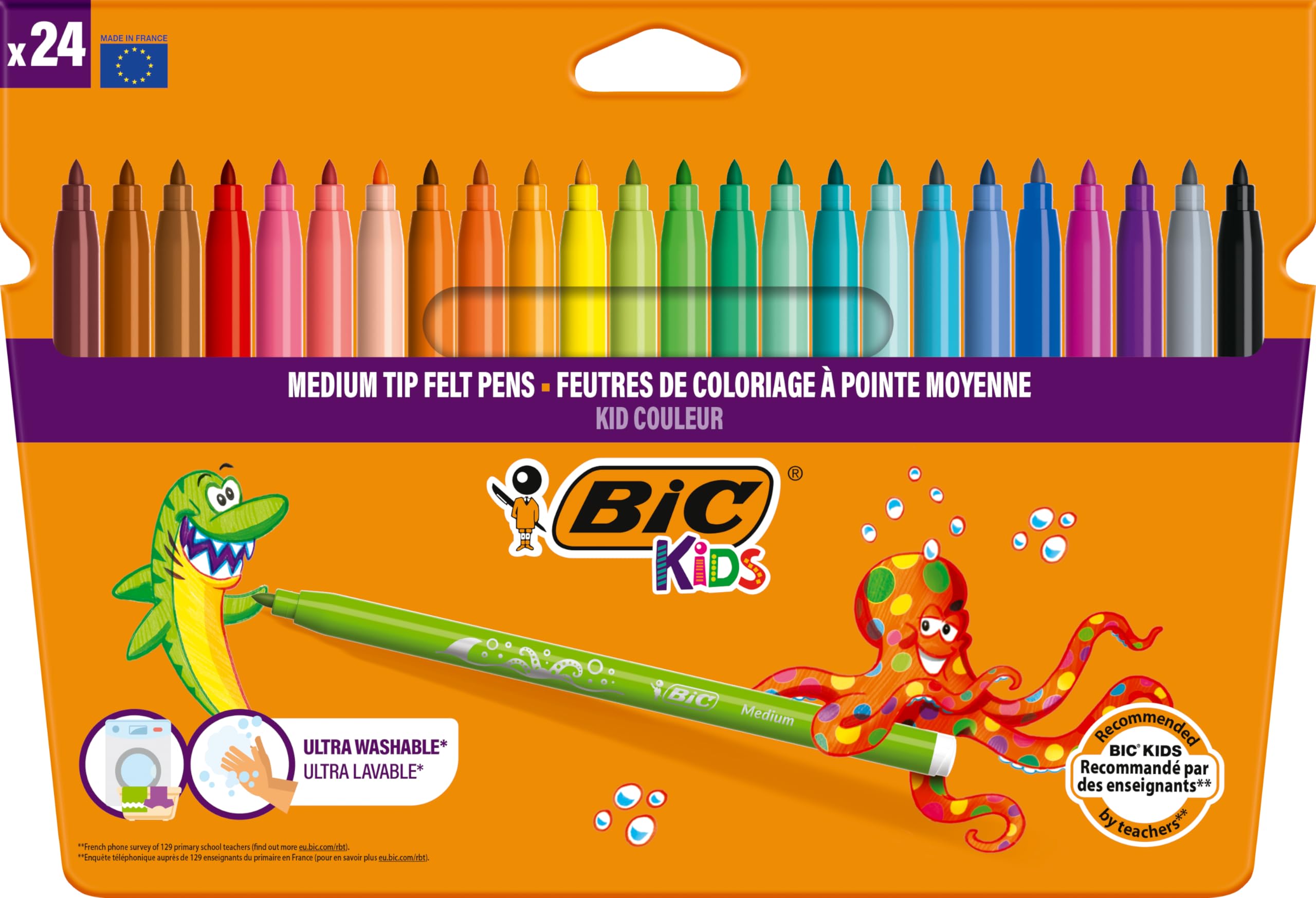 Mua BIC Kids Kid Couleur Felt Tip Colouring Pens - Assorted Colours ...