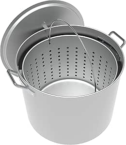 Amazon.com : LoCo Cookers LCPT80 80qt Aluminum Boiling Pot, 80 Quart ...