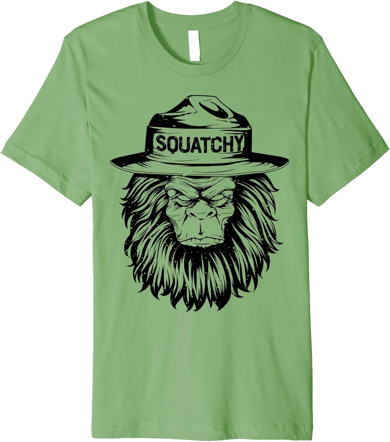 Amazon.com: Squatchy Bigfoot Sasquatch Hat T Shirts Smokey Vintage Bear ...