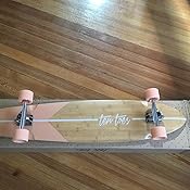 Amazon.com : Ten Toes Board Emporium Zed Bamboo Longboard Skateboard ...