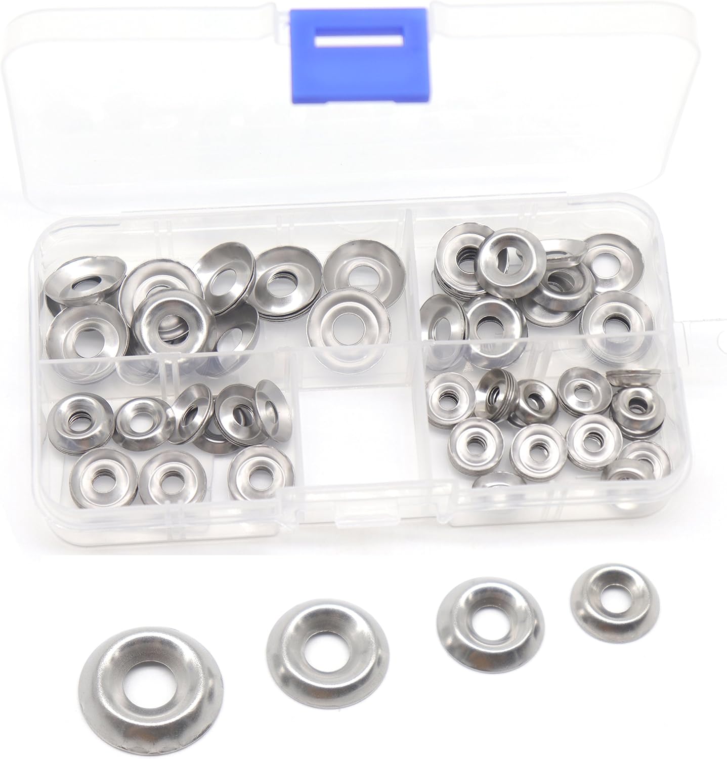 Amazon.com: cSeao 110pcs Stainless Steel Finishing Cup Countersunk ...