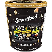Amazon.com: Smartfood Popcorn Holiday Tin, 3 Flavor Variety Pack, (3 Pack)