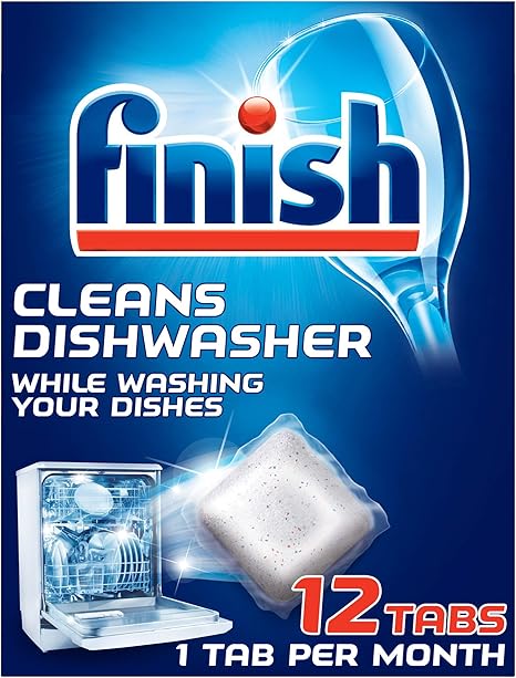 Finish In-wash Dishwasher Cleaner (12 tablets): Amazon.co.uk: Kitchen ...