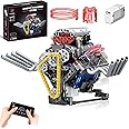 Amazon.com: BYTLK V8 Engine Building Set,Build Your Own Mini Engine ...