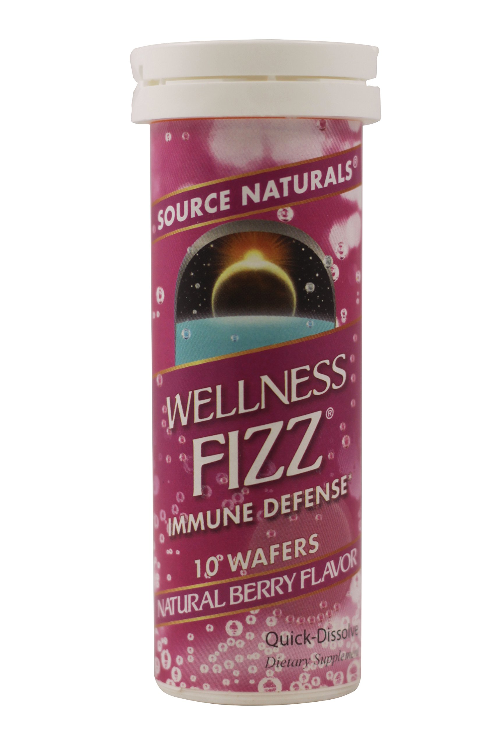 Amazon.com: Source Naturals Wellness Fizz, Natural Berry Flavor, 10 ...