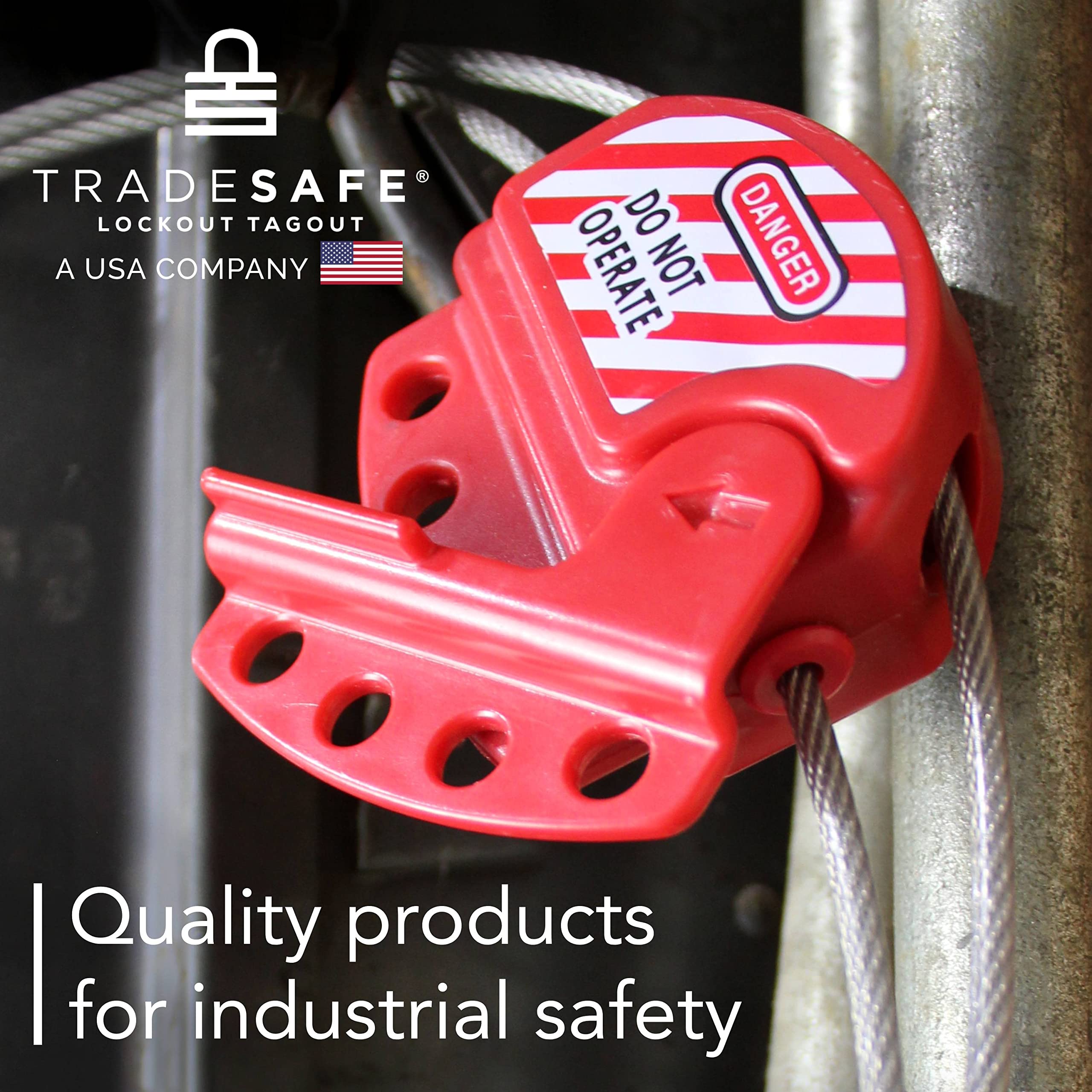 Mua TRADESAFE Lockout Tagout Cable Lock - 6ft Adjustable Cable Lock ...