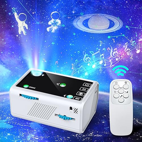 Star Constellation Projector, 12 Constellations & 5 Planets Realistic Star Projector Galaxy ...