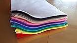 Amazon.com: 28pcs Thick 1.4mm Soft Felt Fabric Sheet Assorted Color ...