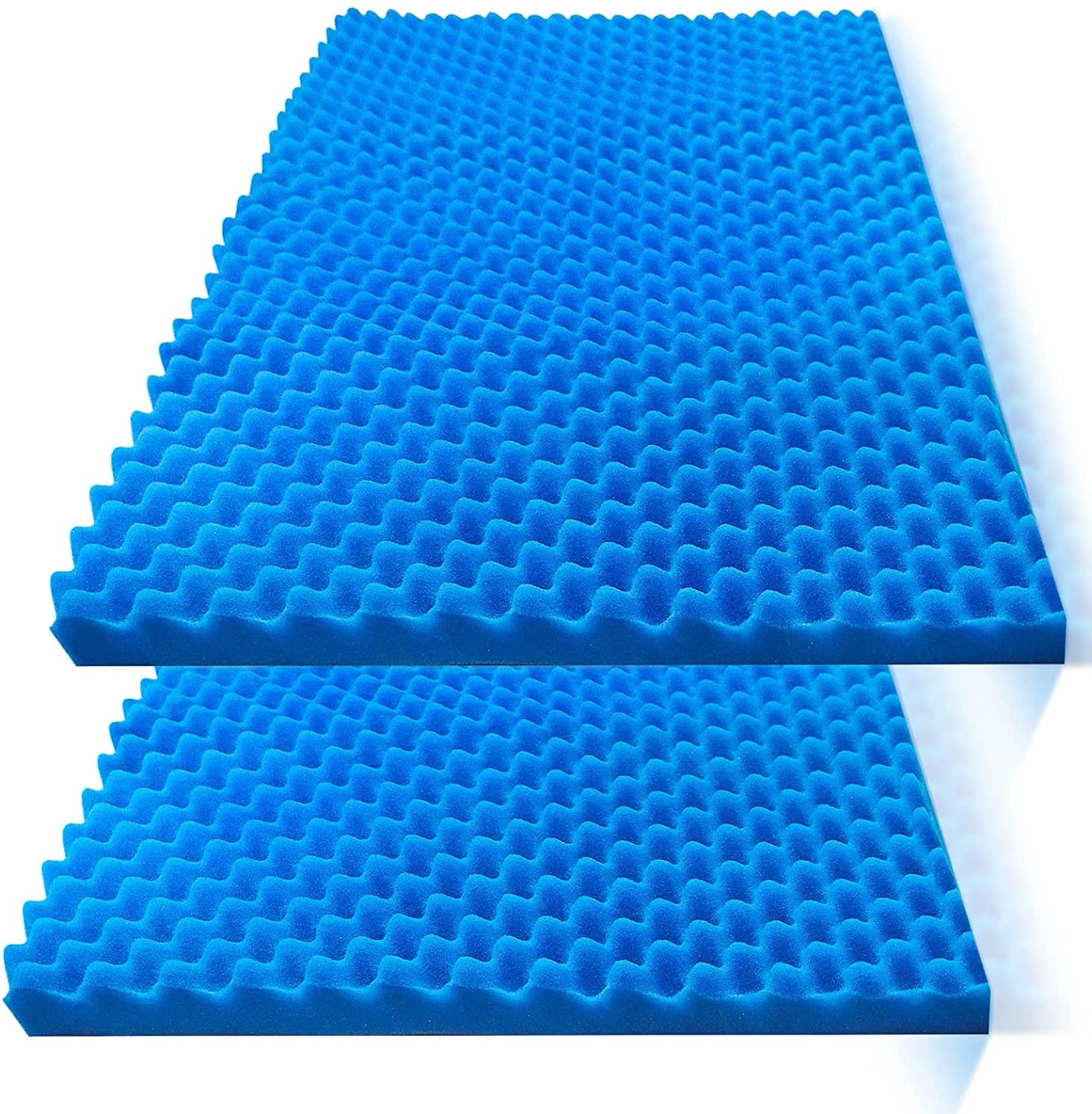 Frcevzoie 2 PACK Acoustic Panels 24”×48”×2” Egg Crate Foam sound proof ...