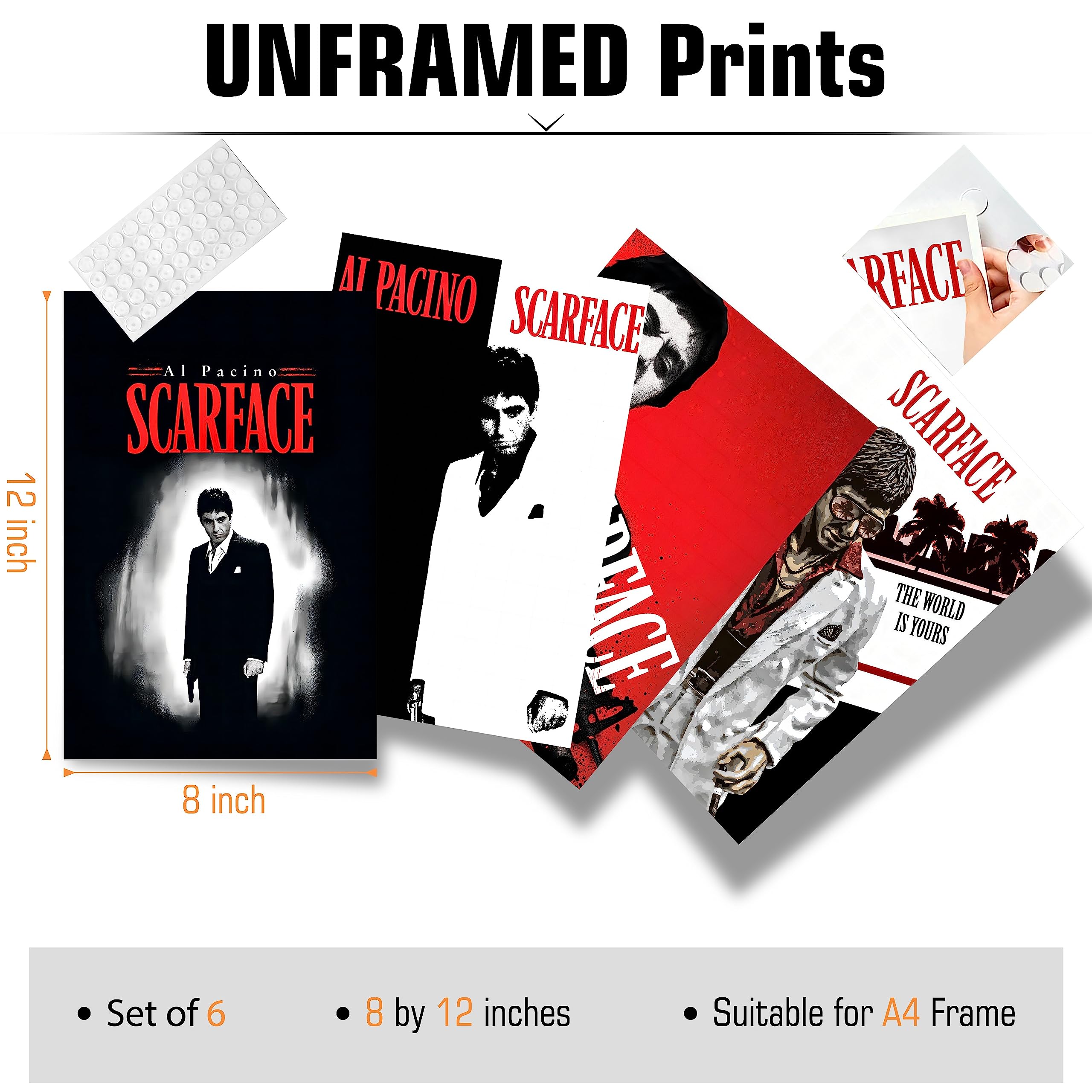 Scarface Poster Tony Montana Classic Movie Posters For Room Aesthetic ...