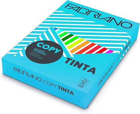 Carta in risma colorata Fabriano 500 fogli A4 80gr azzurro [60321297 ...