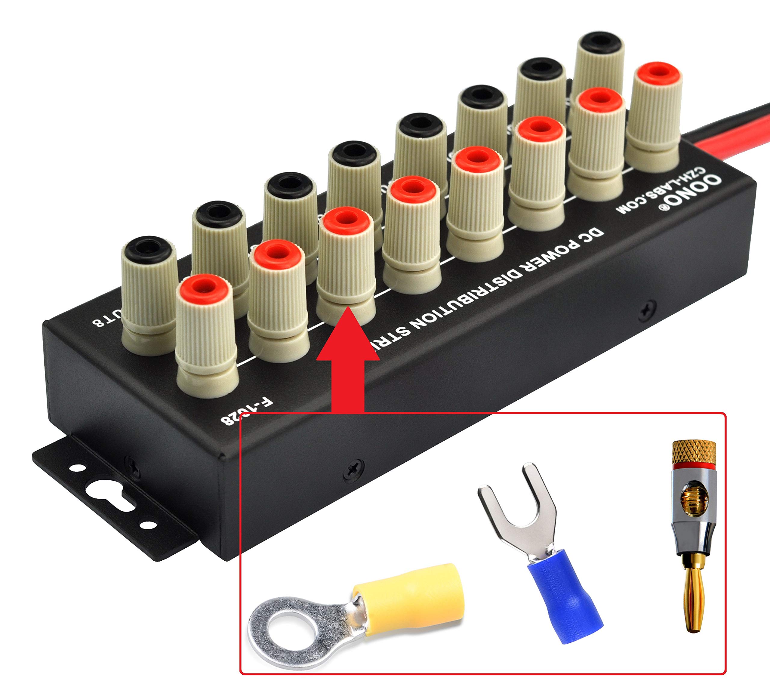 Mua Banana Jack 8 Outlet DC Power Distribution Strip (with Cable) trên ...