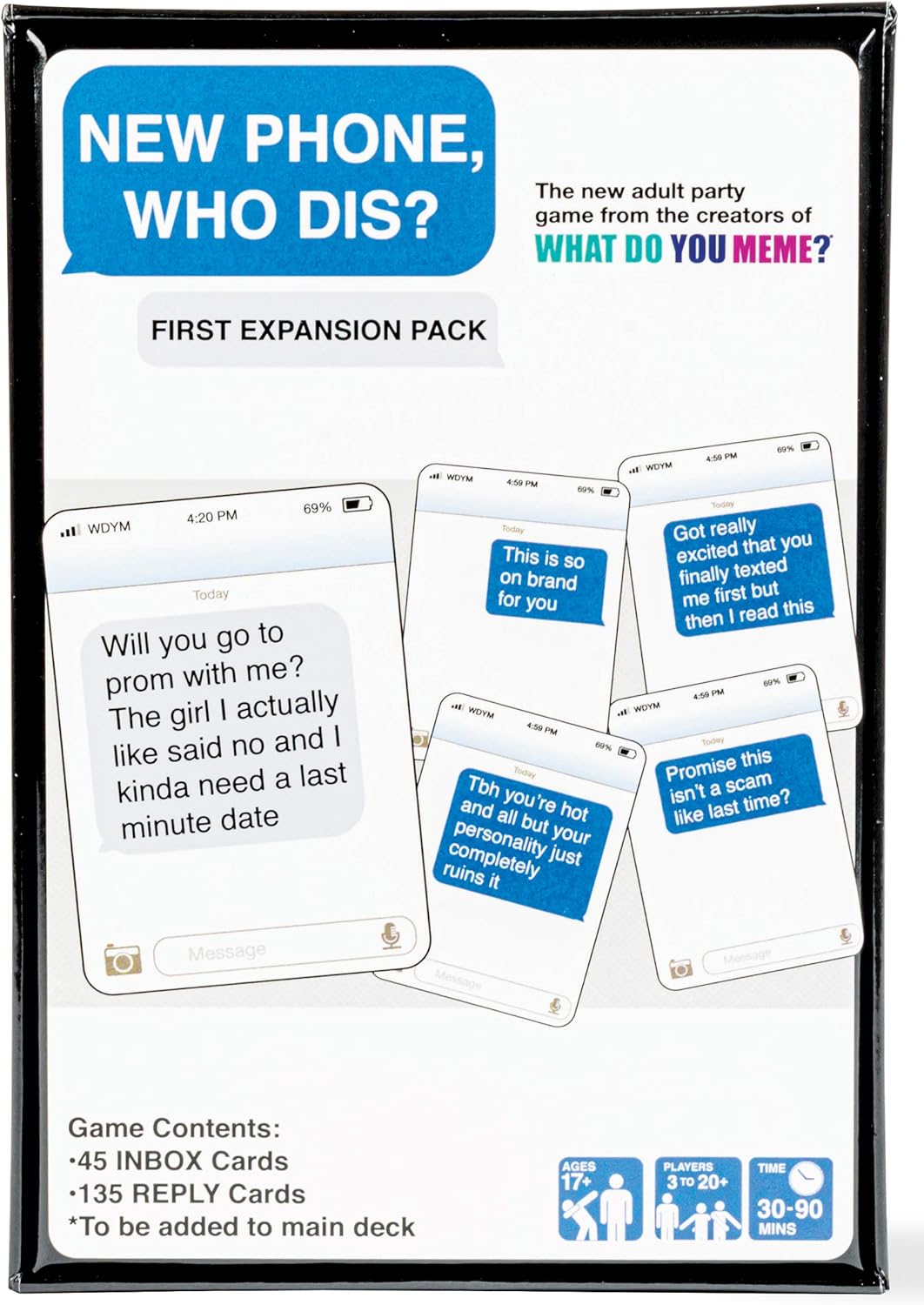 WHAT DO YOU MEME? New Phone, Who Dis? Expansion Pack – Designed to be ...