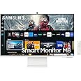 Amazon.com: SAMSUNG 27" M80C UHD HDR Smart Computer Monitor Screen with ...