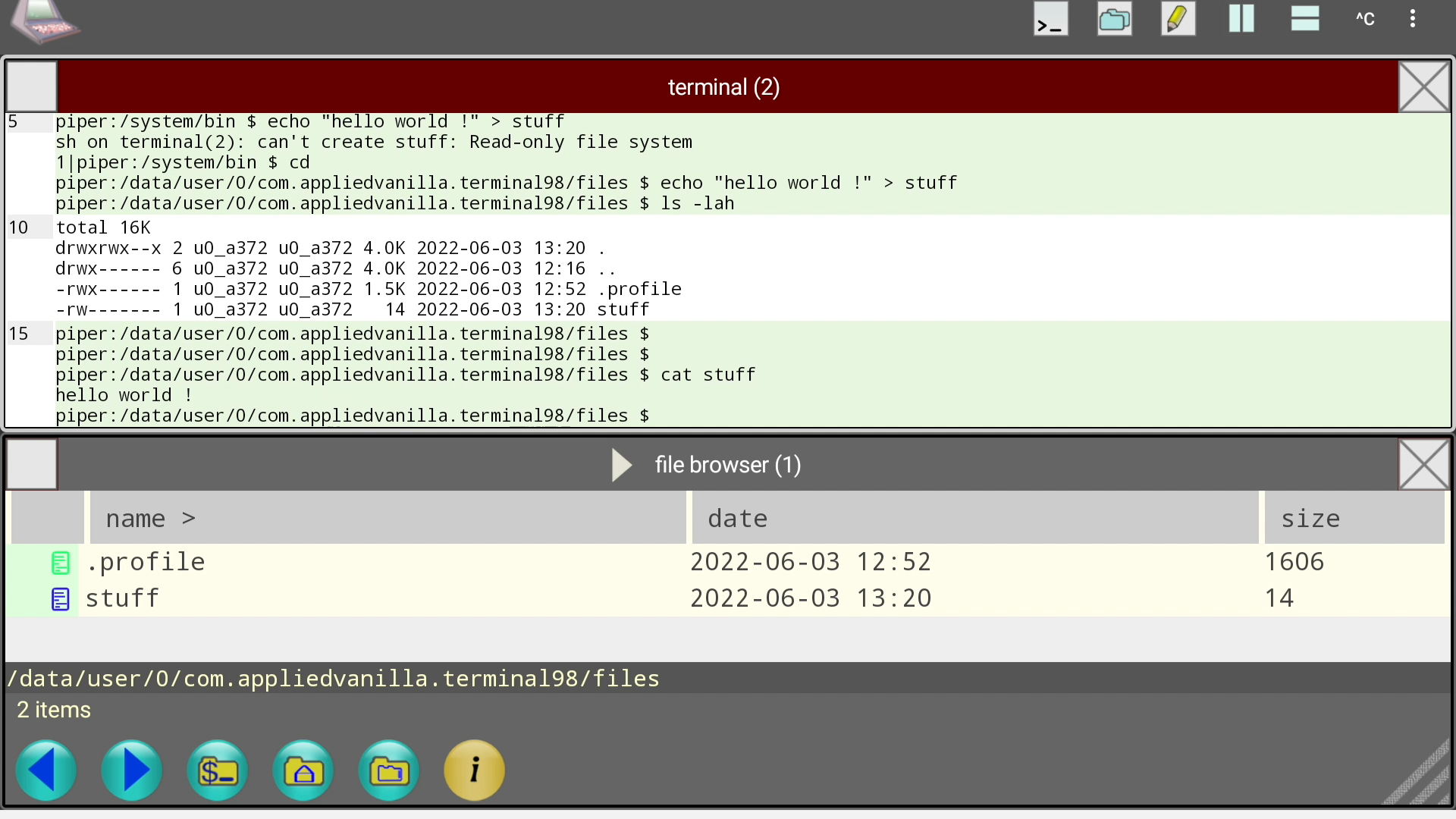 Terminal Emulator Ninety Eight - App on Amazon Appstore