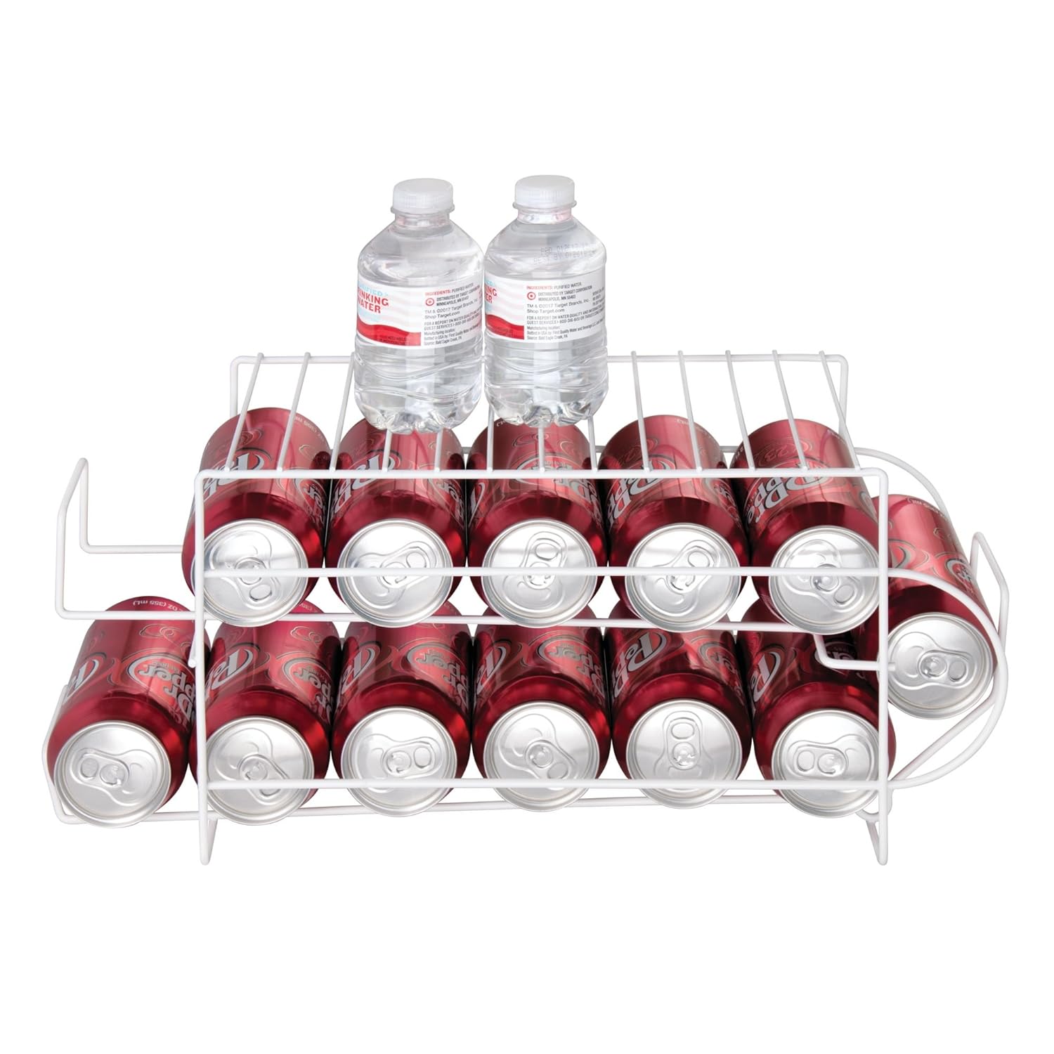 Stabiler Aufbewahrungsbehälter aus Metall für den Kühlschrank oder ...