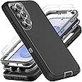 Amazon.com: YKHJKLEC for Samsung Galaxy S25 Case, Military Grade 3 in 1 Heavy Duty Shockproof ...